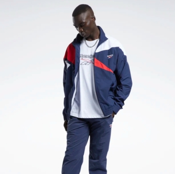 Reebok | Jackets & Coats | Classics Vector Track Jacket Retro Inspired ...